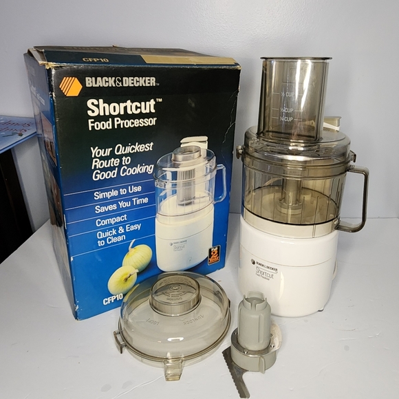 black and decker | Kitchen | Vintage Black Decker Shortcut Food Processor Small Kitchen ...